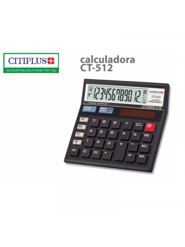 Calculadora Citiplus Ct-512 | RPM Distribuidora