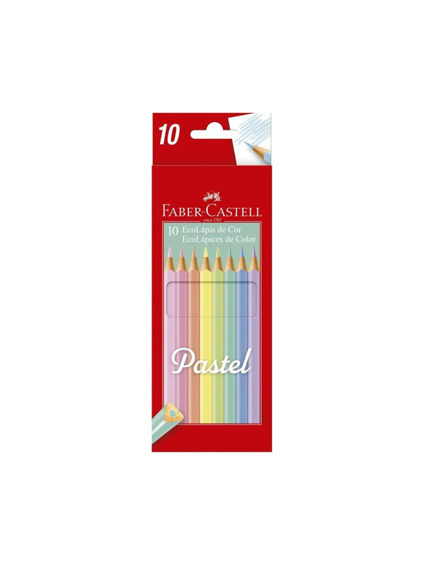 Lapiz de color Pastel Faber x 10 Ref:120510 | RPM Distribuidora