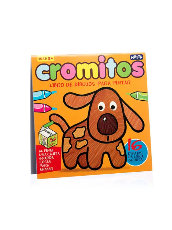 Libro cromitos p/ colorear 16 dibujos | RPM Distribuidora